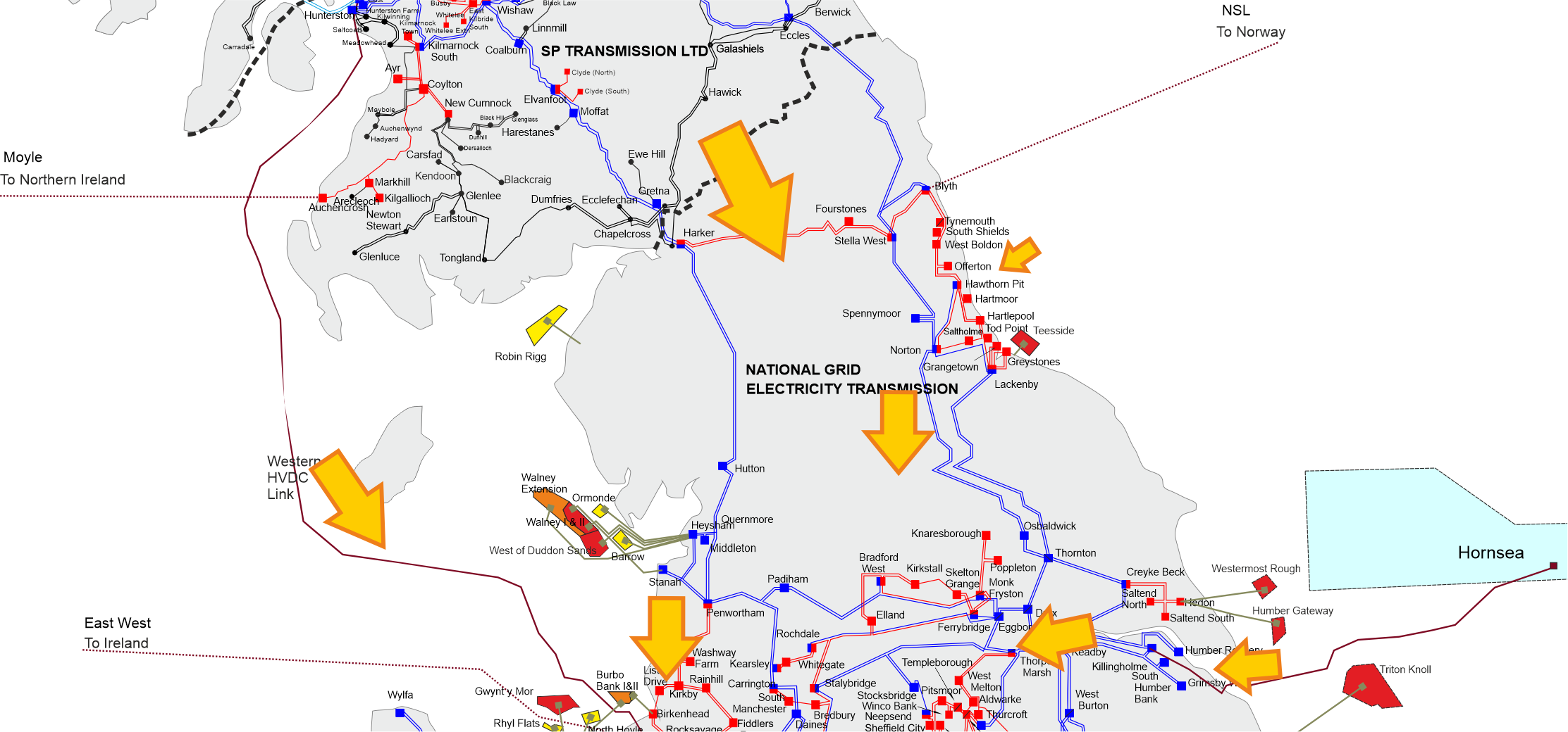 North of England boundaries | National Energy System Operator